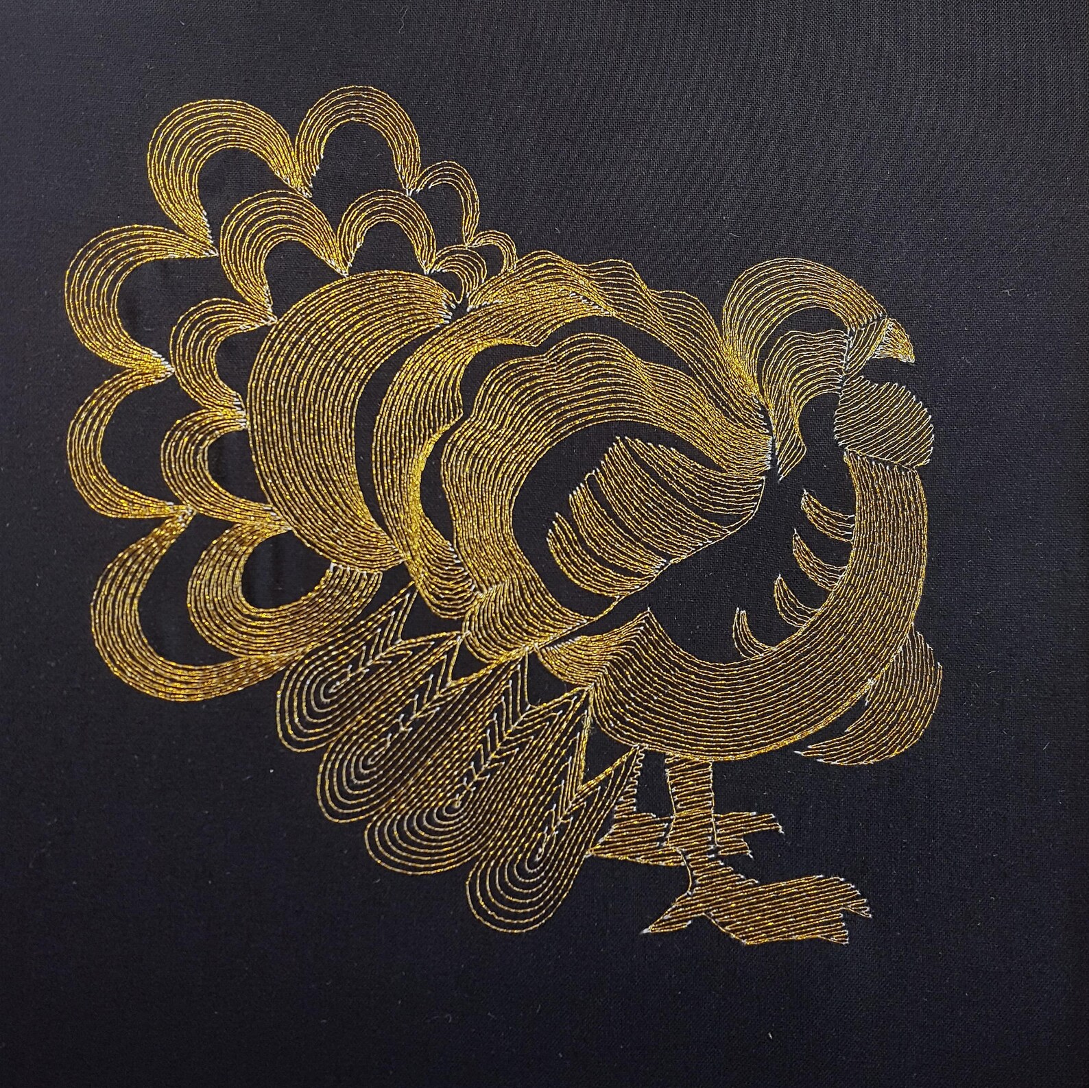 Turkey Embroidery Design/ Machine Embroidery / Quilting / | Etsy