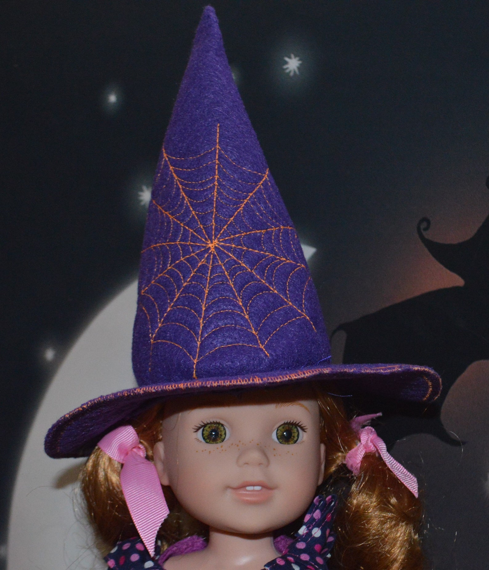 Witch Hat ITH for a Doll / Embroidery Design / Halloween / | Etsy