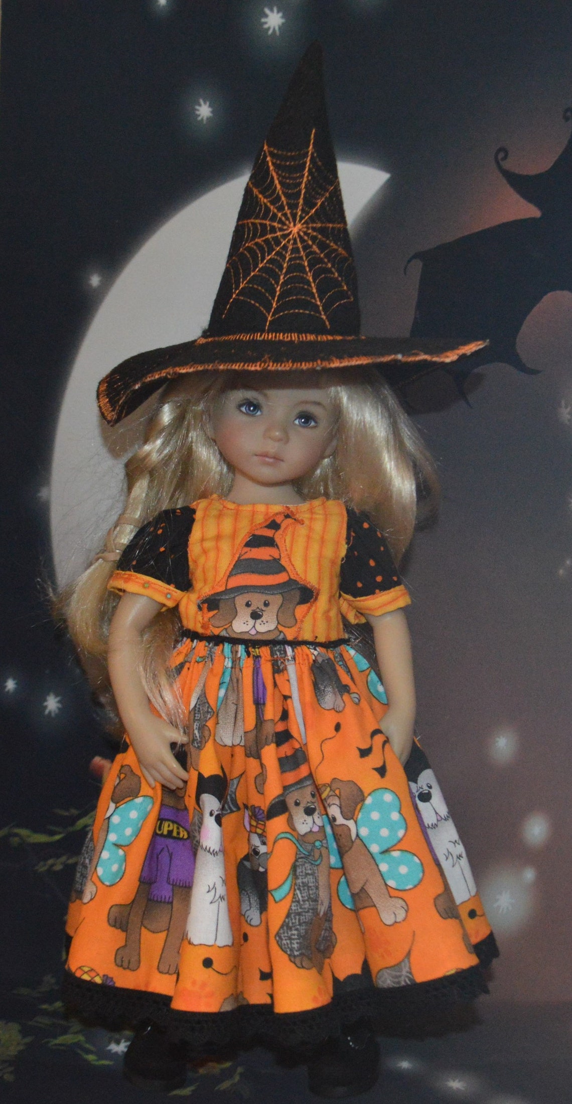 Witch Hat ITH for a Doll / Embroidery Design / Halloween / | Etsy