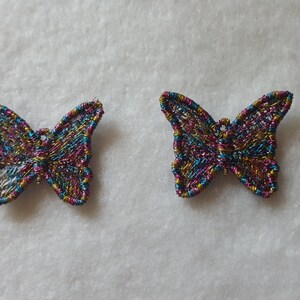 Butterfly FSL Earrings Embroidery Design / Machine Embroidery ...