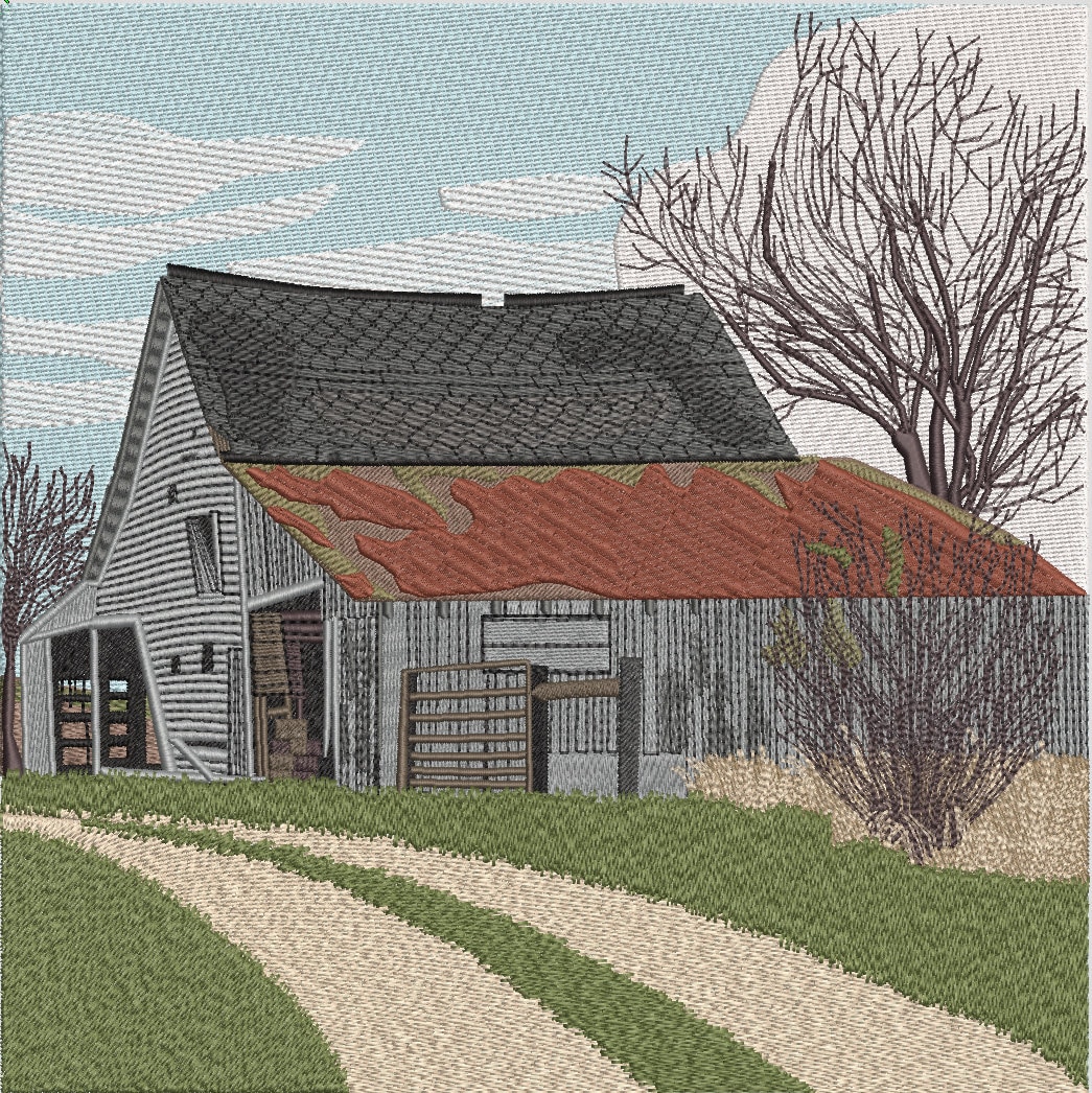 Embroidery Design Rustic Barns Real Wedding: Spring Barn Wedding At