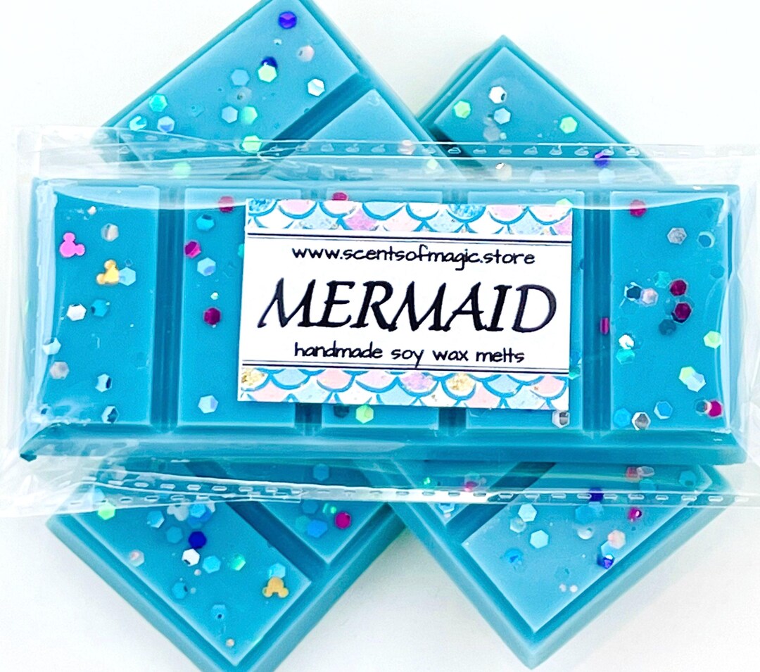 Little Mermaid Inspired | Soy Snap Bar Wax Melts | Strong Scented Wax ...