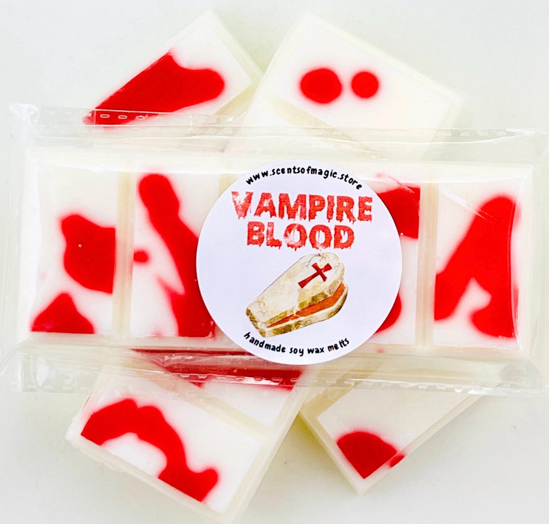 Vampire Blood Wax Melts | Horror Movie Inspired Snap Bar for Warmer ...