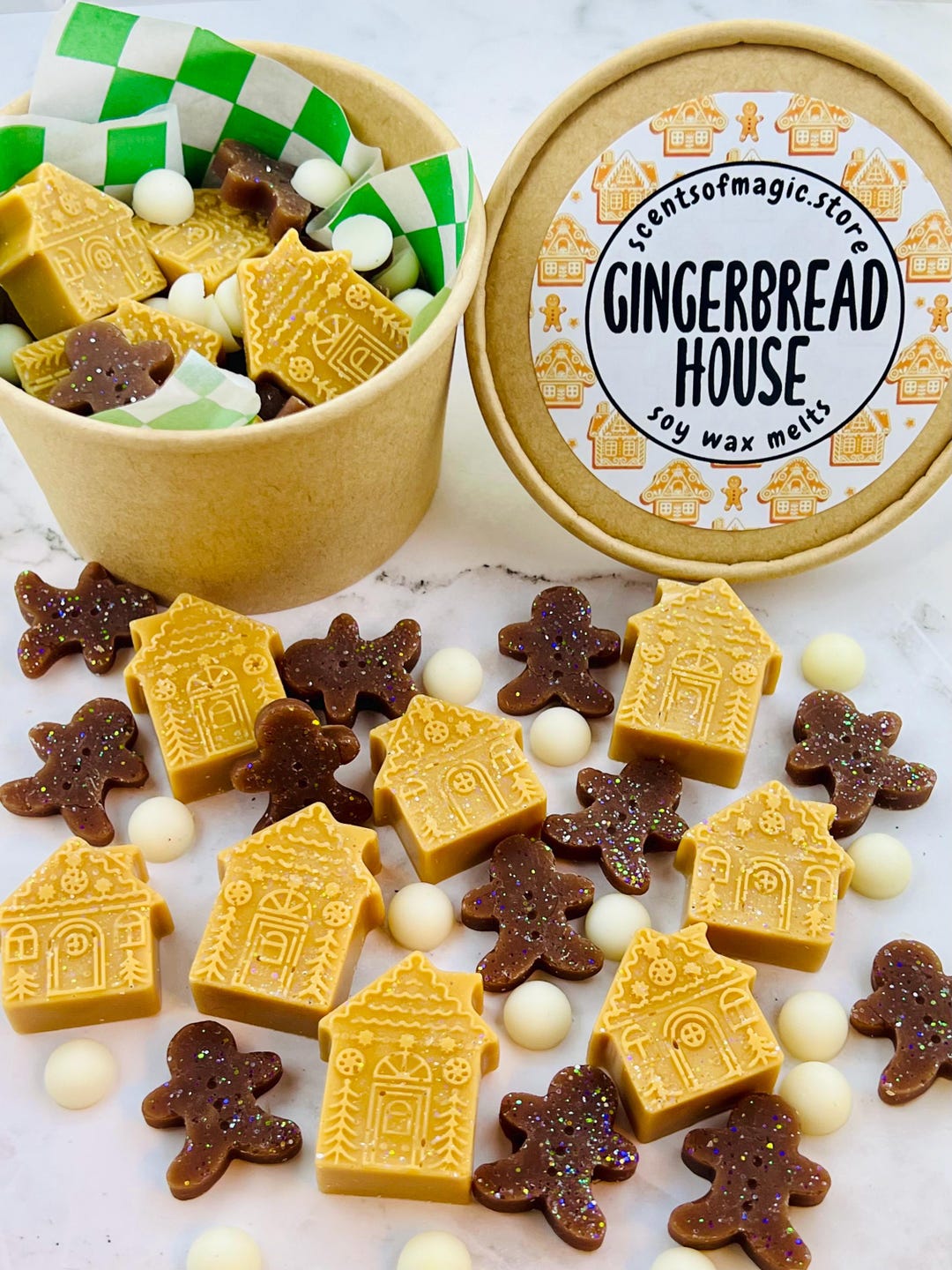 Gingerbread Wax Melts: Christmas Soy Melts for Warmer | Holiday Home ...