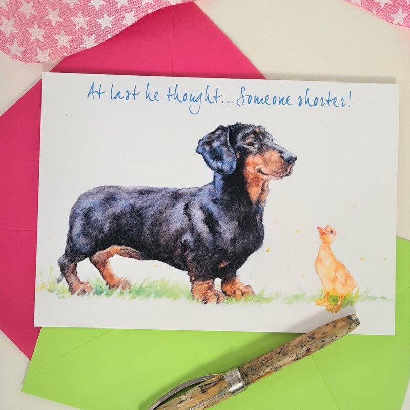 Dachshund Birthday Card - Etsy
