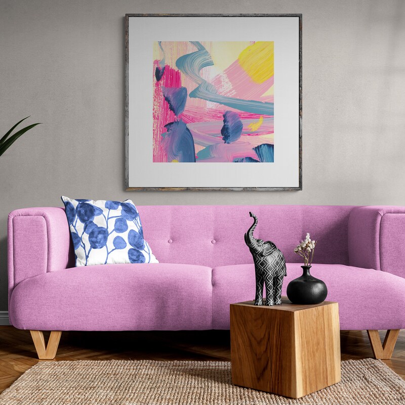 Bold Abstract Art - Etsy