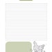 Note Pages Printable Lined Note Paper Chicken Lined Paper - Etsy
