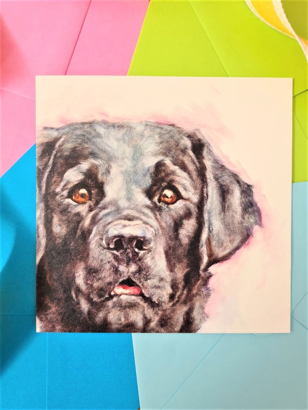 Bemused Lab Greeting Card Lab Birthday Card Fathers Day Card ...