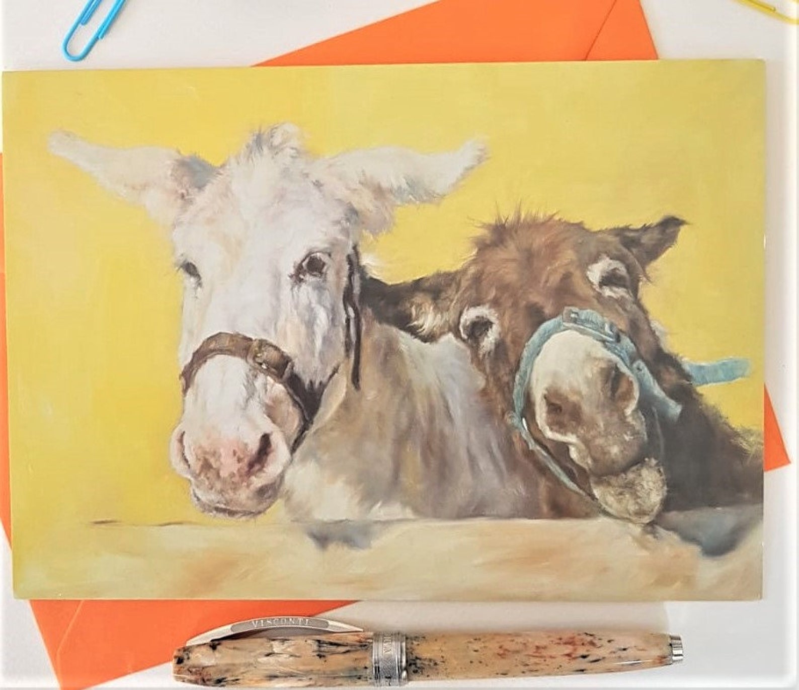 Donkey Greeting Card Personalised Animal Birthday Card | Etsy UK