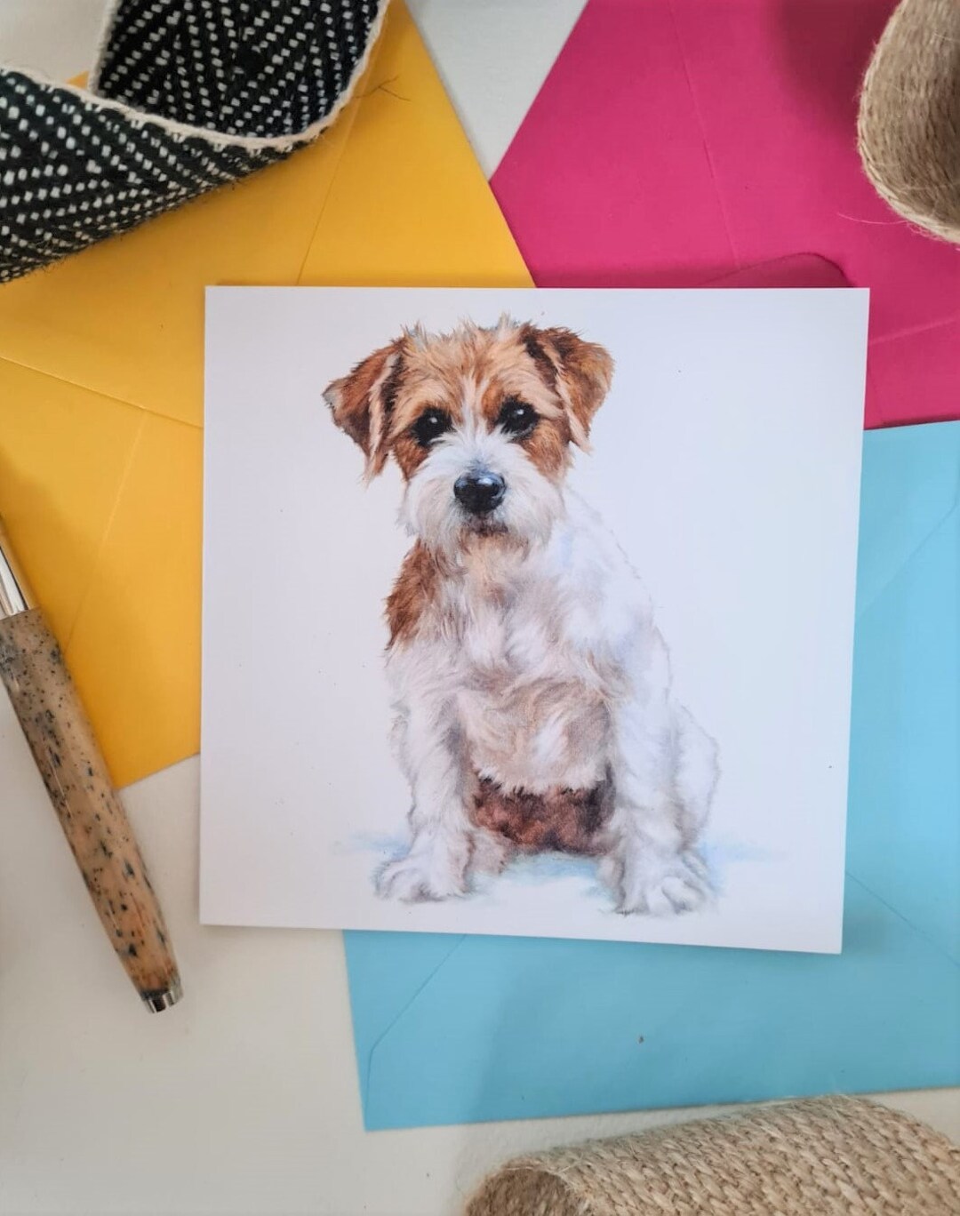 Jack Russell Terrier GreetingCard Terrier Birthday Card Love - Etsy España