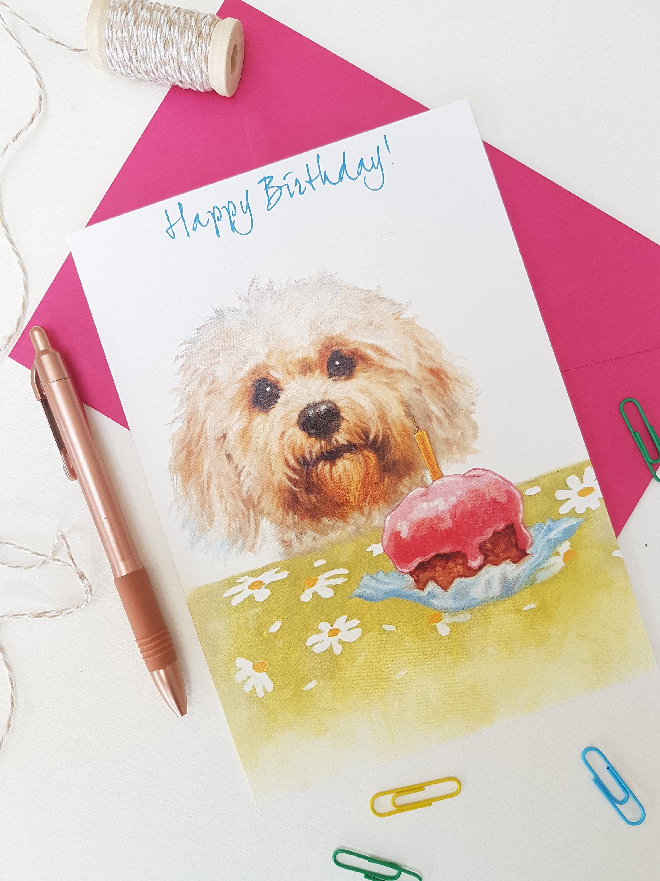 Cockapoo Birthday Card-personalised Cockapoo Gift cockapoo - Etsy UK