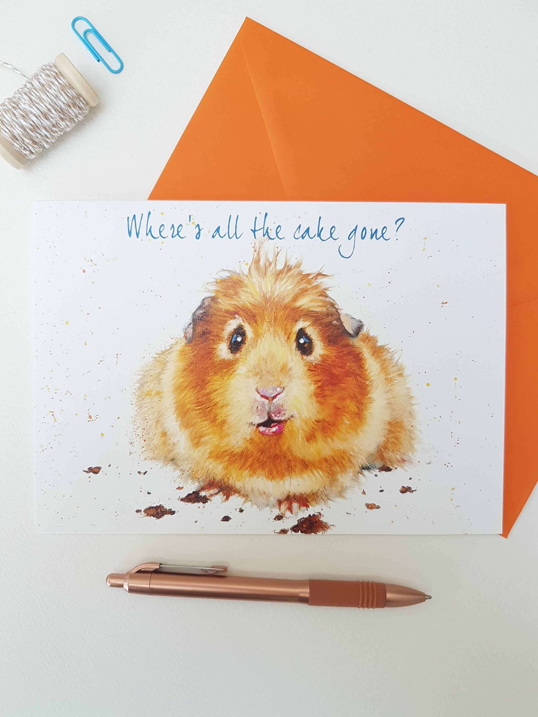 Guinea Pig Birthday Card Personalised Card Anniversary - Etsy UK
