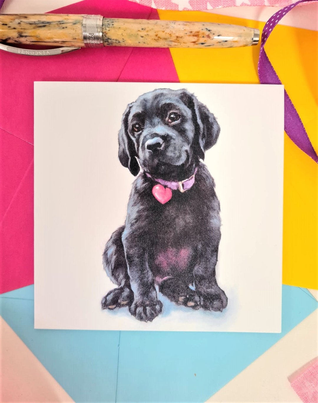 Labrador Card Birthday Card Dog Card Anniversary Card Black Lab ...