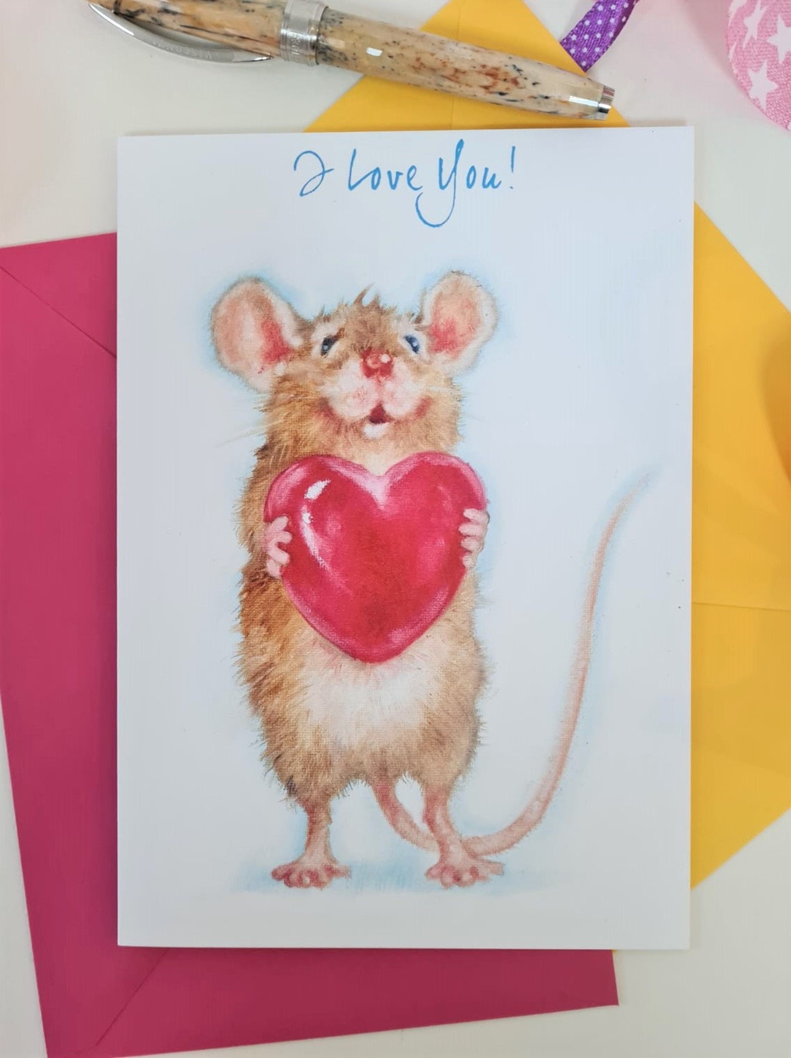 Personalised Animal Love Card Animal Anniversary Card for Him - Etsy
