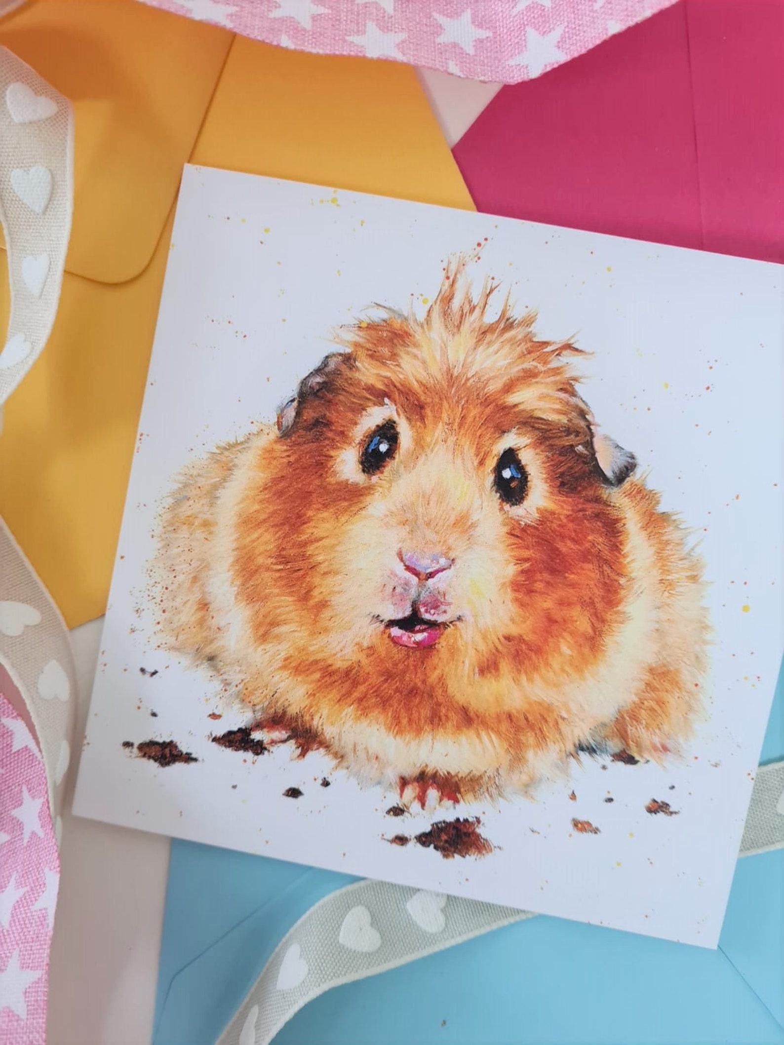 Guinea Pig Card Guinea Pig Birthday Card Animal Anniversary - Etsy UK