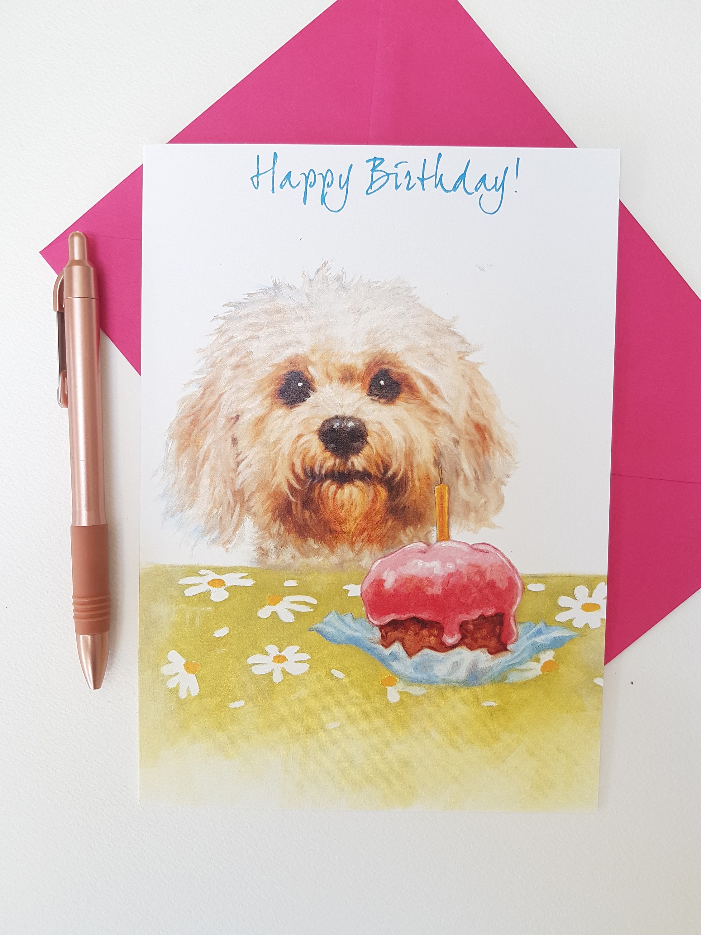 Cockapoo Birthday Card-personalised Cockapoo Gift cockapoo | Etsy UK