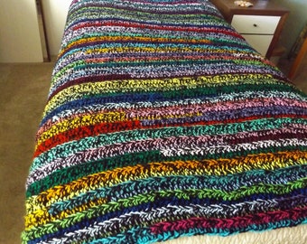 Multi color blanket | Etsy