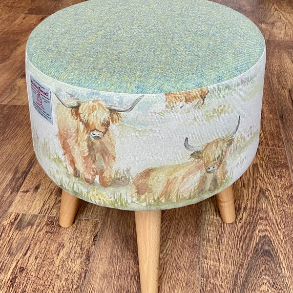 Highland Cow Footstool - Etsy
