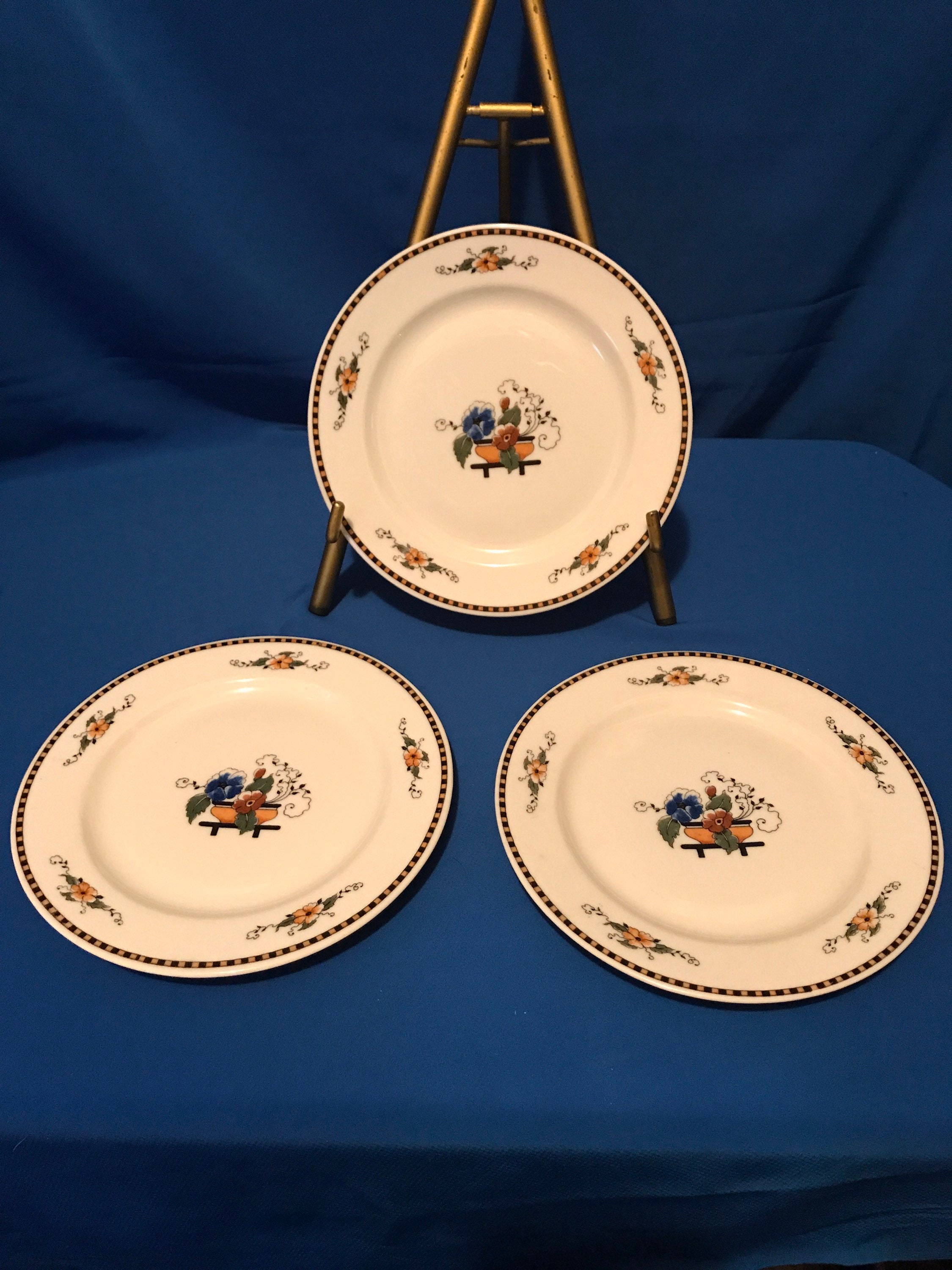 Plates Vintage Old Ivory Syracuse China Vintage China Old China Desert ...