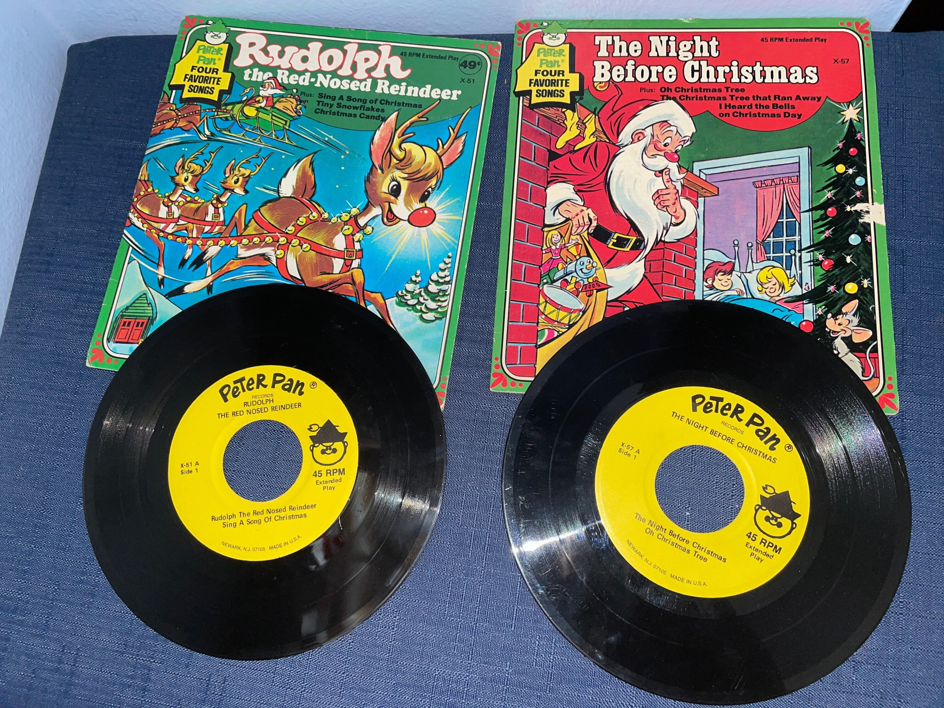 Vintage Childrens Records 45s Collectible Records Vinyls - Etsy