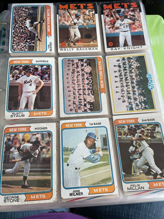 The New York Mets 1970s to the 2000s MLB Trading Cards | Etsy