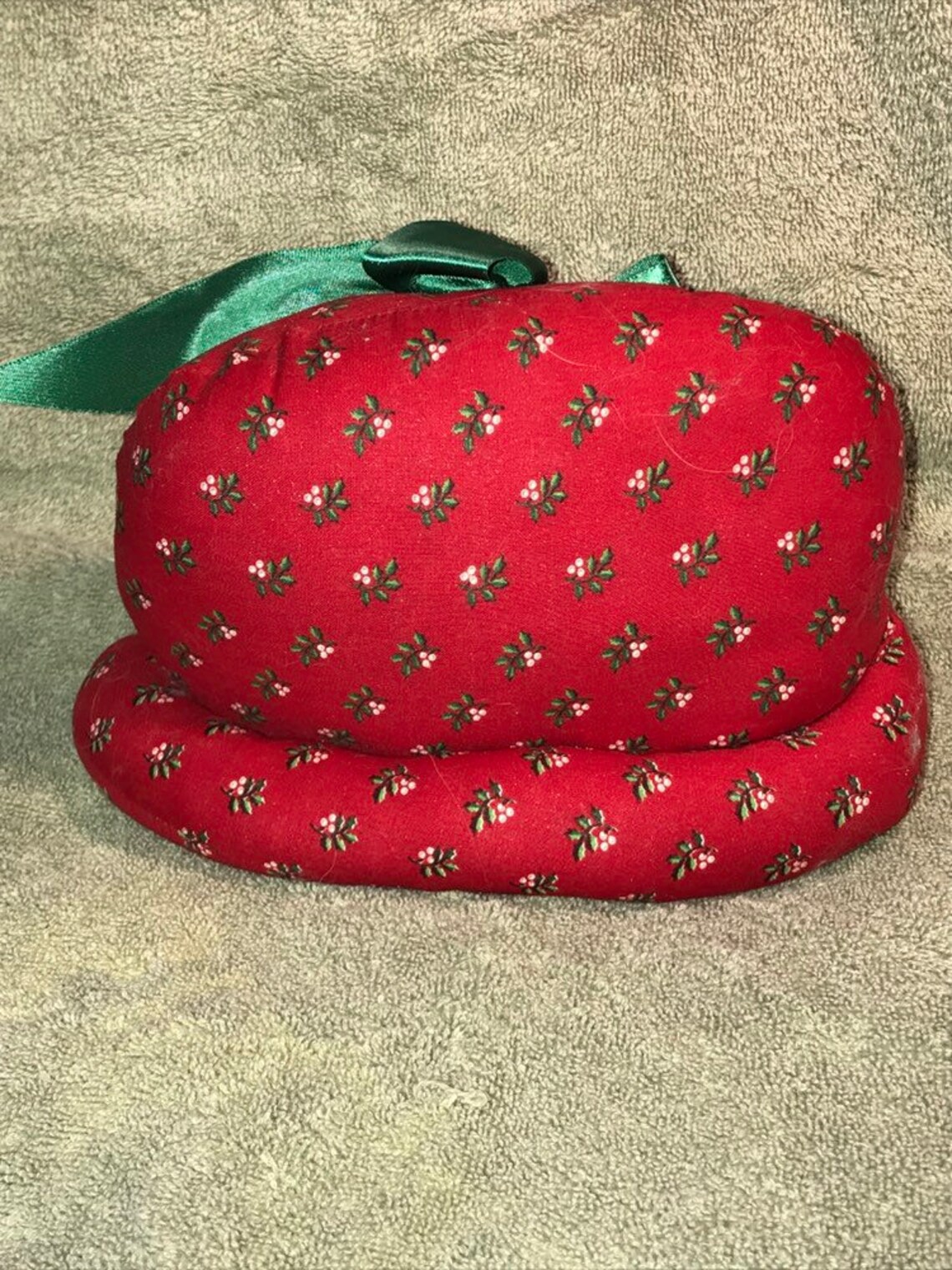 Small Red Floral Fabric Door Stop - Etsy
