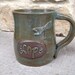 Hope pottery mug with dragonfly inspirational coffee cup made | Etsy