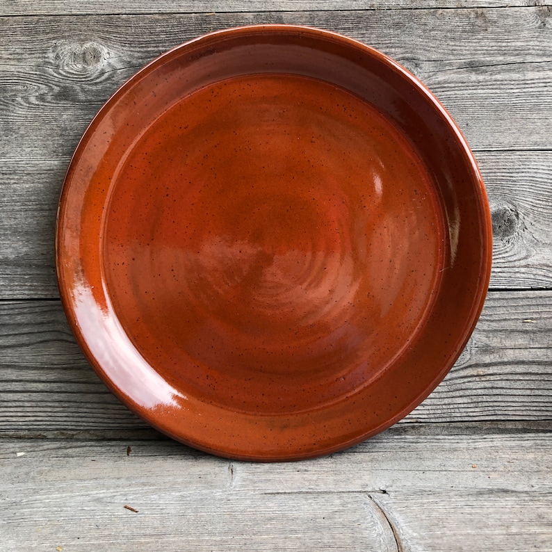 Pottery Plates Set of 2 Handmade Dinner Plates Made to Order - Etsy