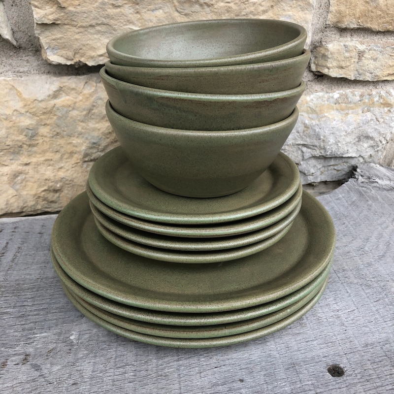 Green Dinnerware - Etsy