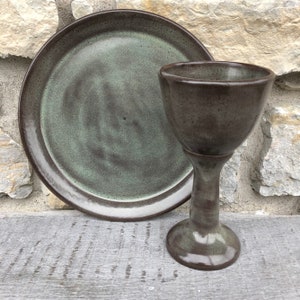 Communion Plate and Chalice Set. Handmade Pottery ***made to Order ...