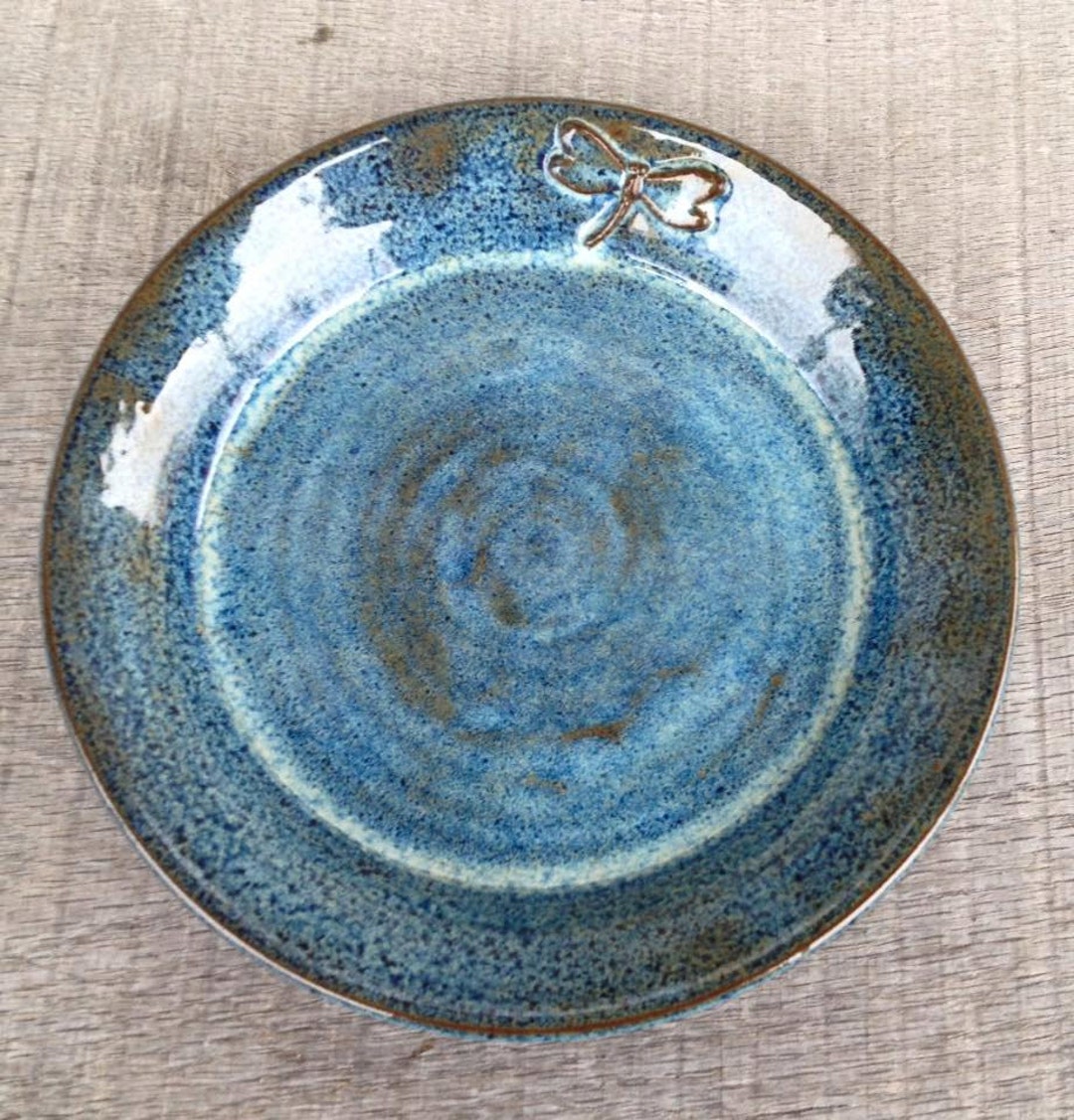 Dragonfly Pottery Salad Plate Set of Four Made to Order - Etsy
