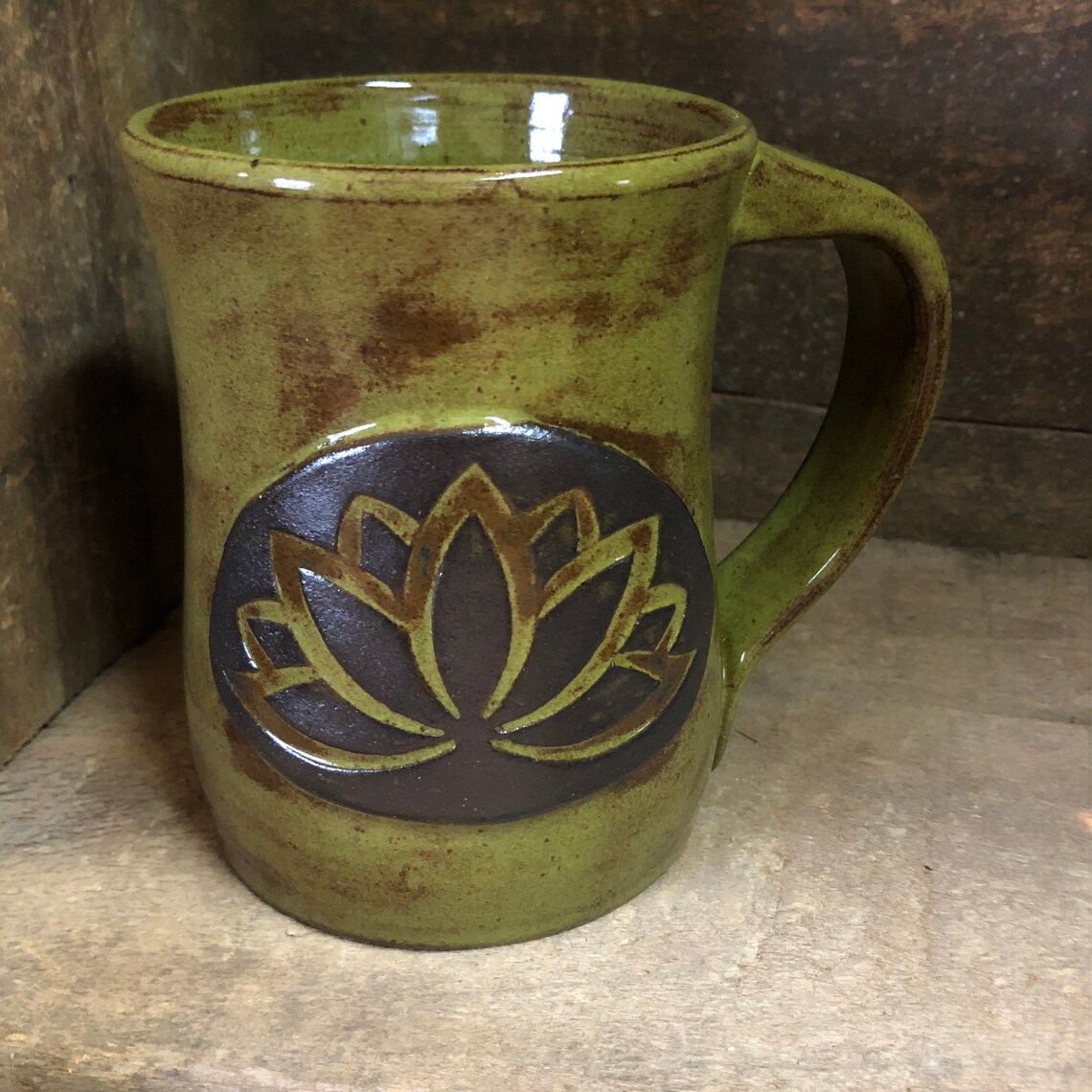 Lotus Pottery Mug Wheel Thrown Stoneware Clay Made to Order - Etsy