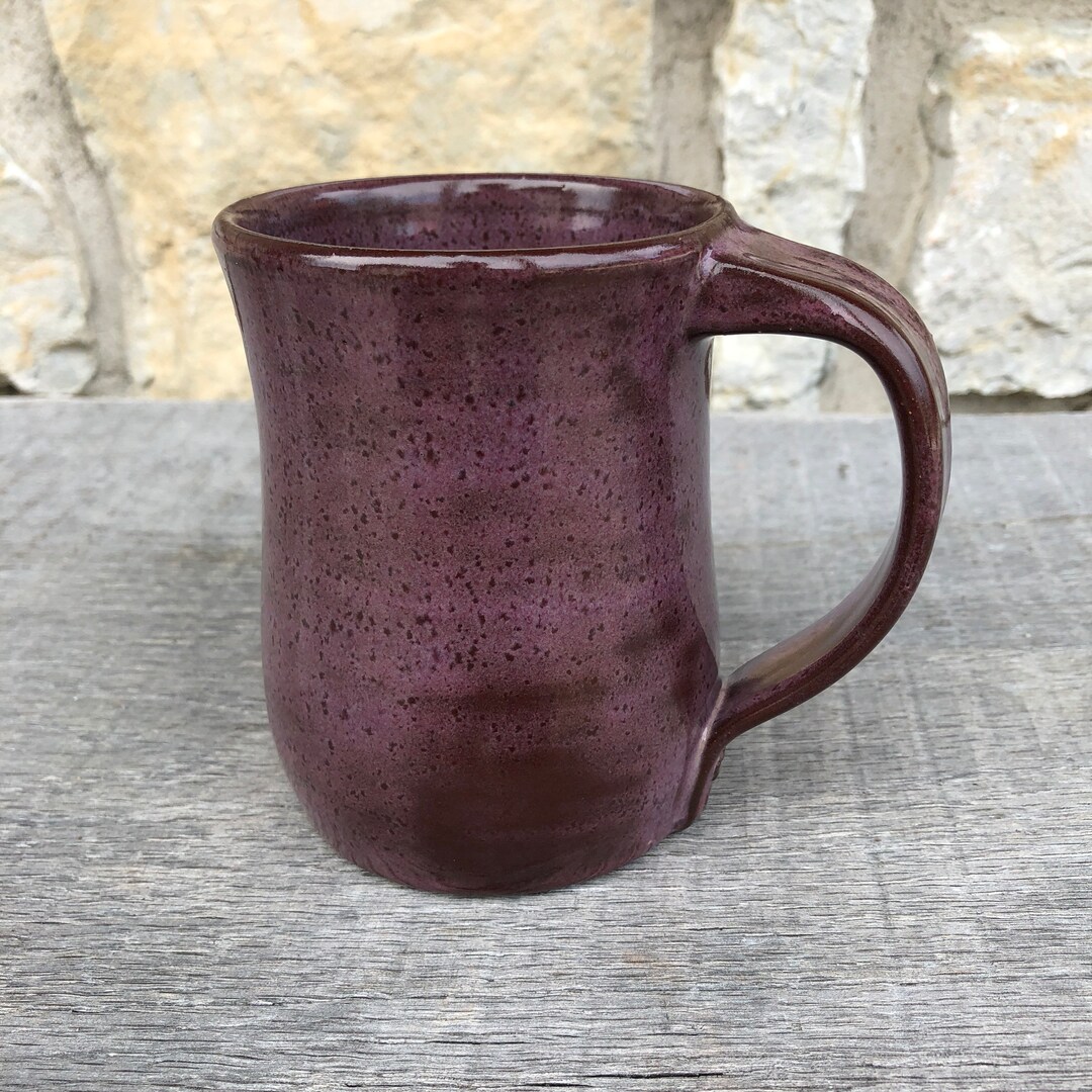 Purple Pottery Mug Beautifully Glazed Made to Order - Etsy