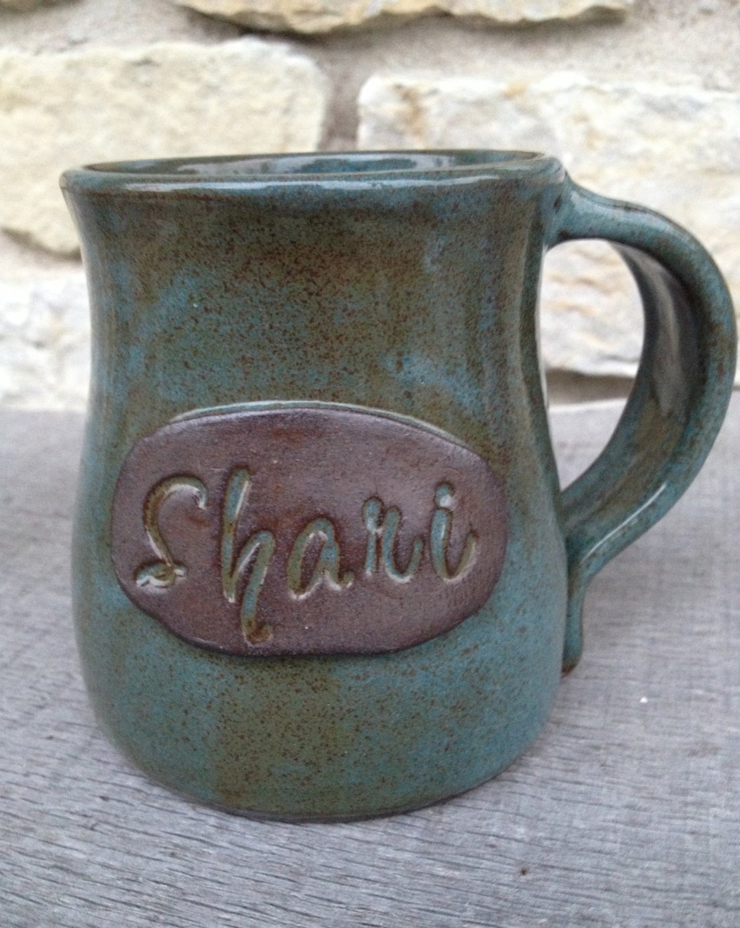 Personalized Pottery Mug With Name Custom Coffee Cup Made to - Etsy