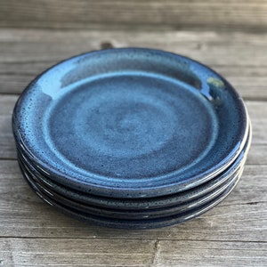 Pottery Dinnerware 3pc Place Setting in Rutile Blue **made to Order ...
