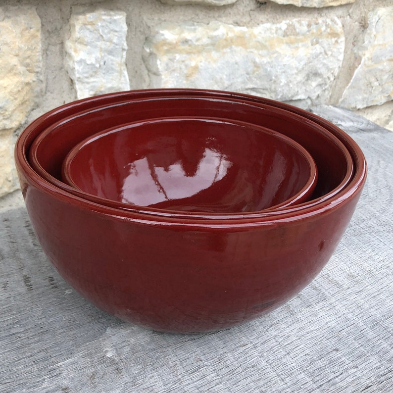 Small Stoneware Pottery Serving or Mixing Bowl made to order | Etsy