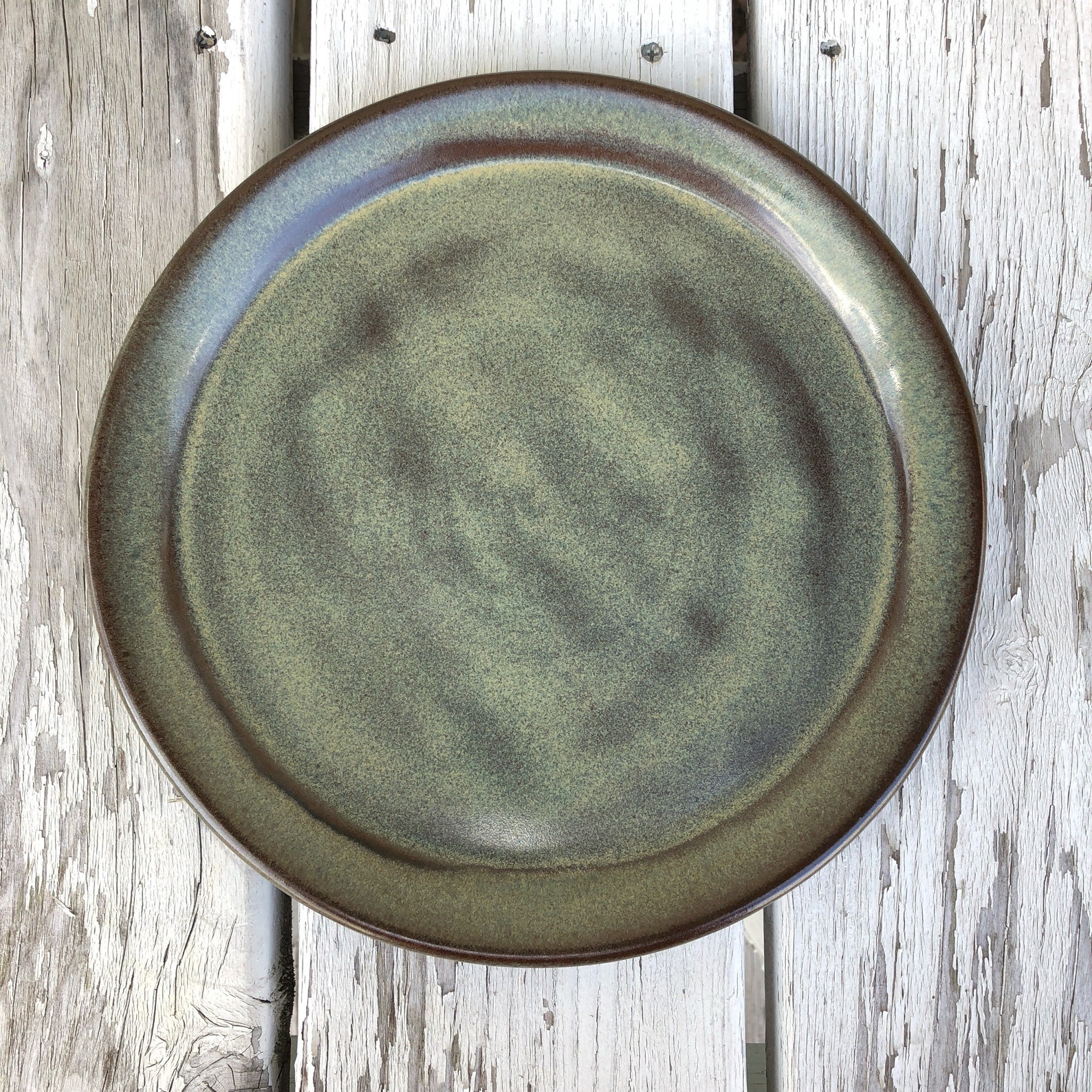 Handmade Pottery Salad Side Plates... Set of Four Mix and - Etsy