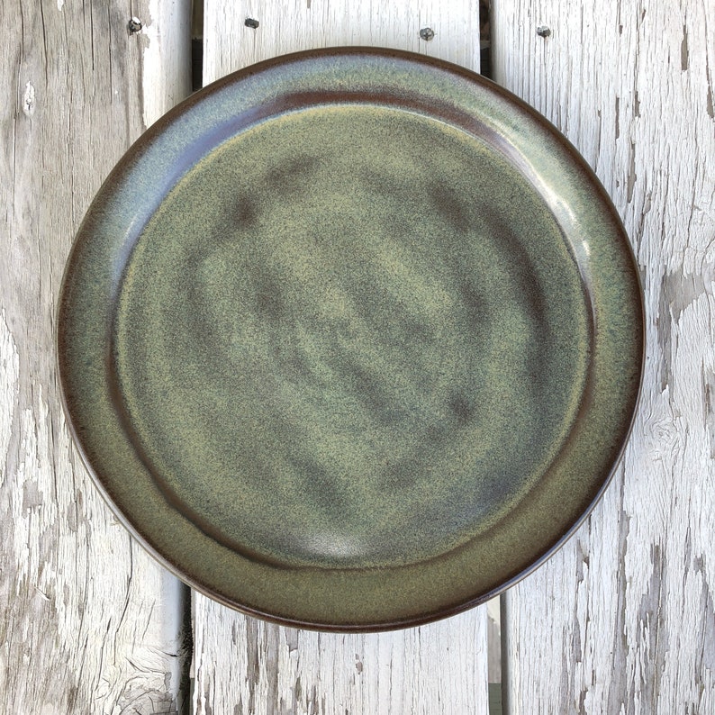 Handmade Pottery Salad Side Plates... Set of Four Mix and - Etsy