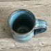 Pottery Mug, Rutile Blue on Dark Clay Wheel Thrown Stoneware *made to ...