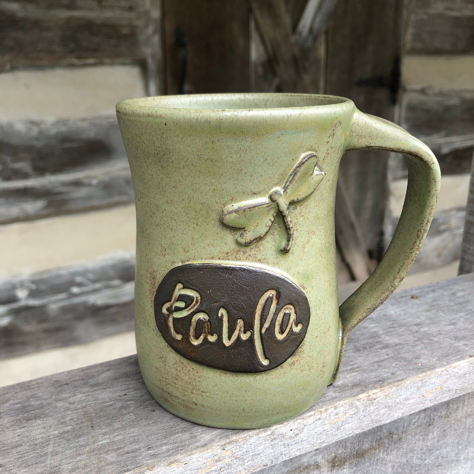 Personalized Pottery Mug With Name Custom Coffee Cup Made to - Etsy