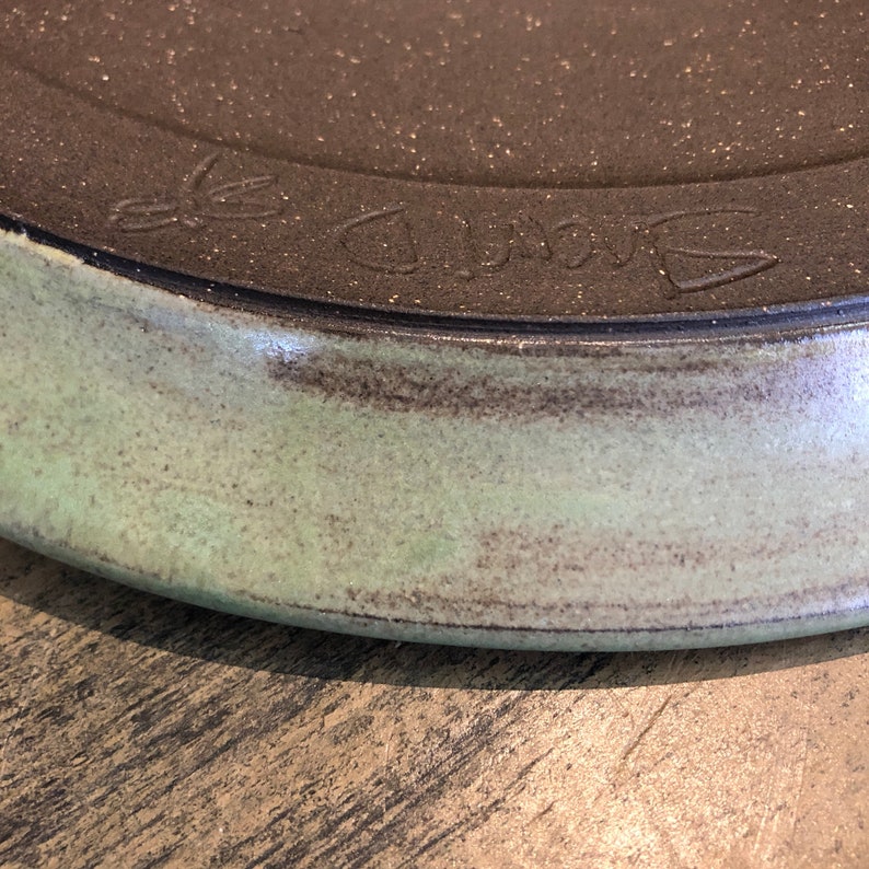 Handmade Pottery Dinner Plates... Set of Four Mix and Match Made to ...