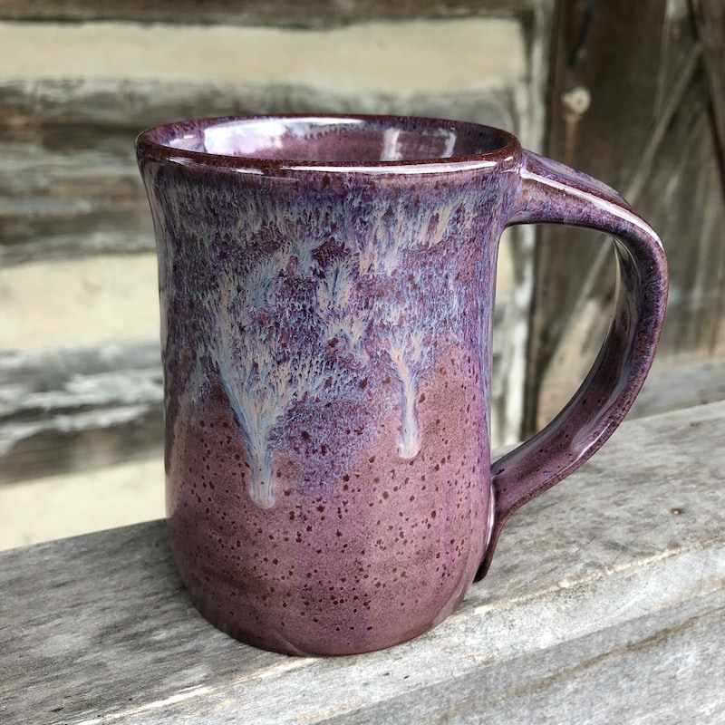 Purple Glazed Coffee Mugs - Etsy
