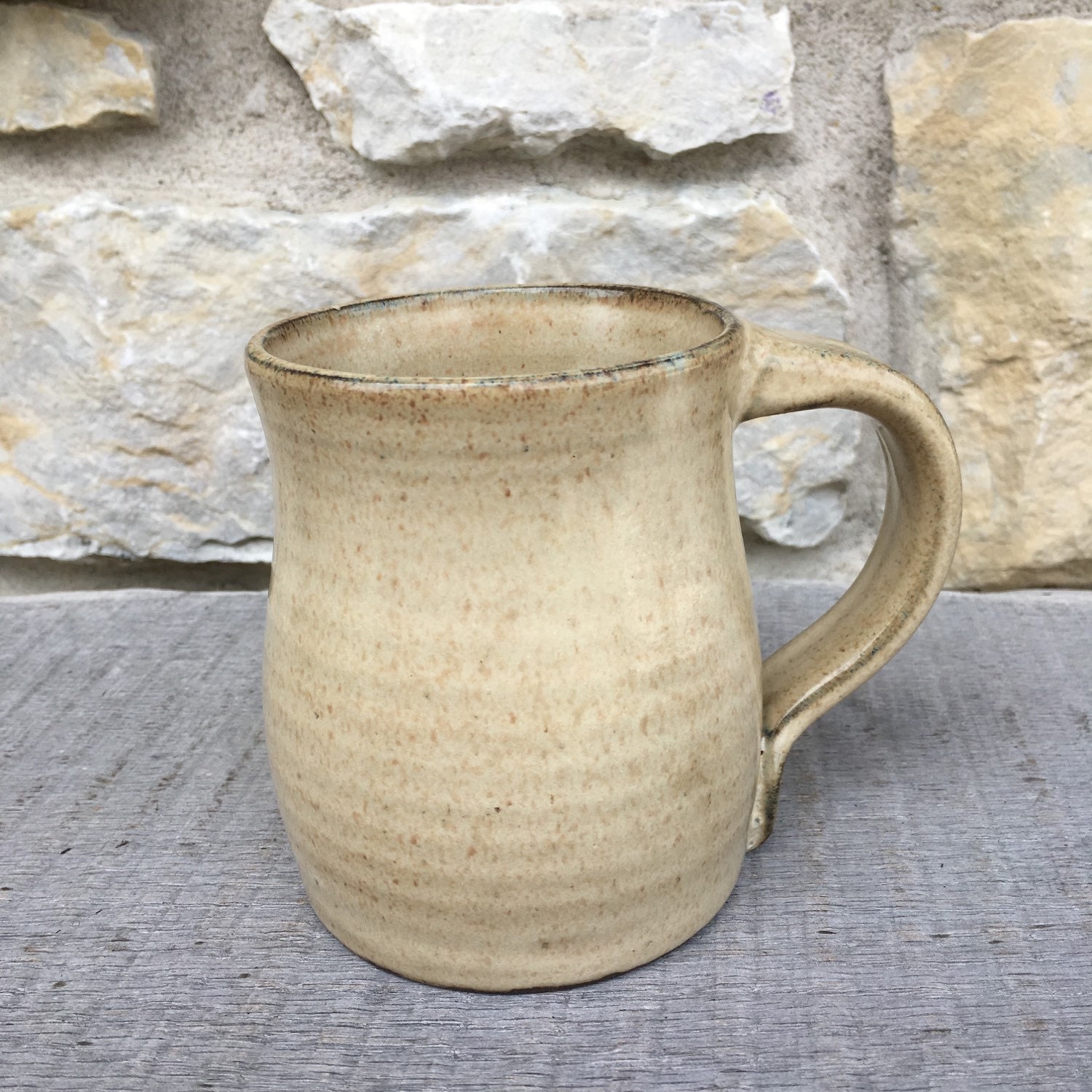 Pottery Dinnerware Set 4pc Handmade Pottery Dishes Birch - Etsy