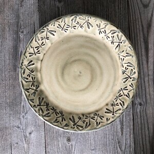 Dragonfly Pottery Dinnerware With Dancing Dragonflies 3pc Set **made to ...