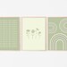 Sage Green Print Set of 3, Sage Green Printables, Cute Boho Print Set ...