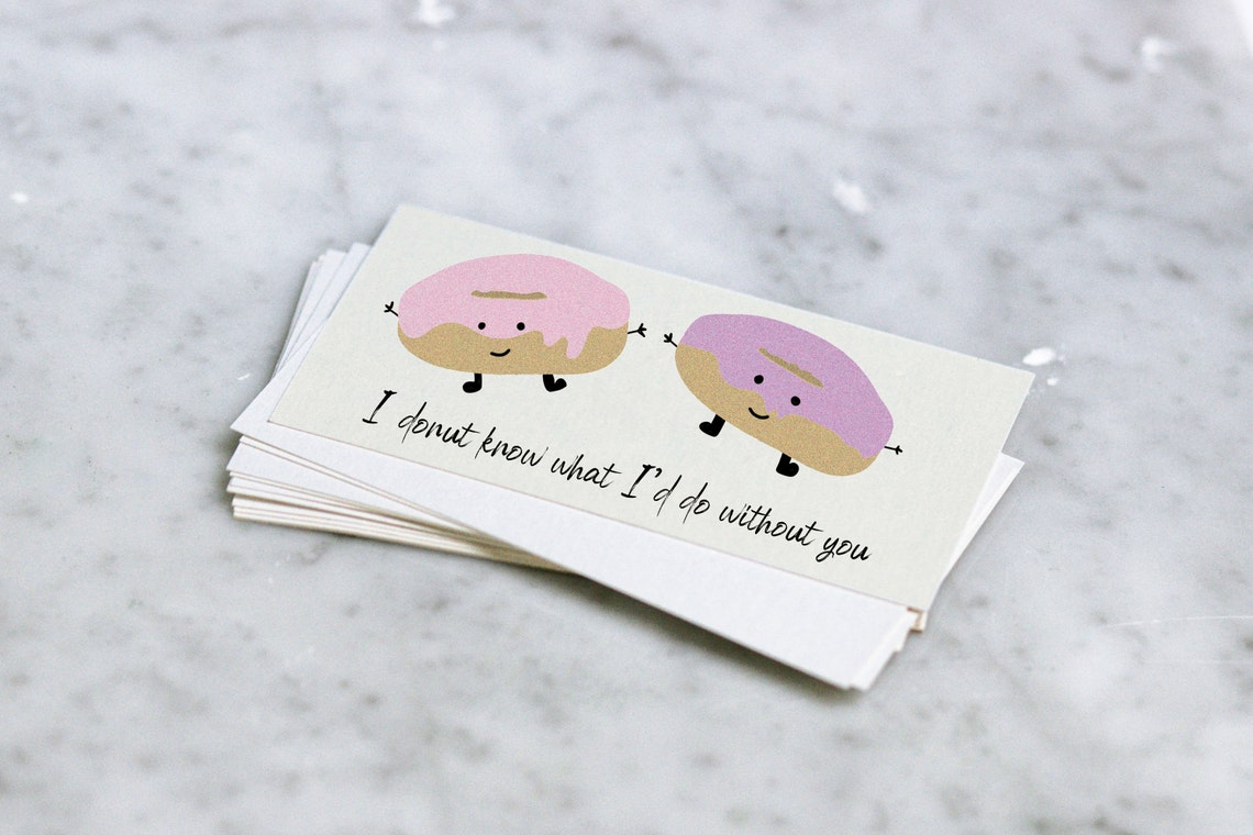 Food Pun Love Notes Printable Valentines Little Love Note - Etsy