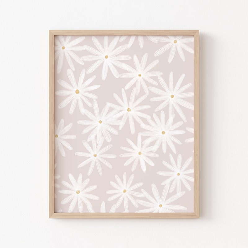Daisy Print - Etsy