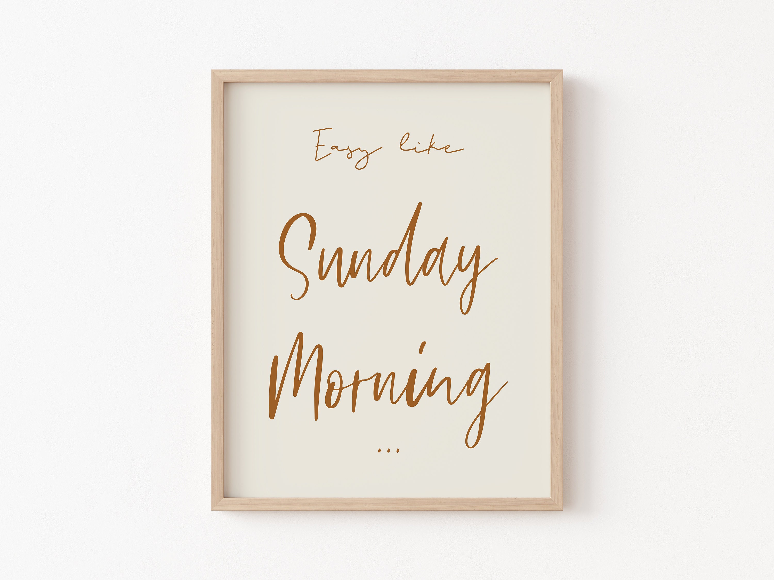 Easy Like Sunday Morning Quotes