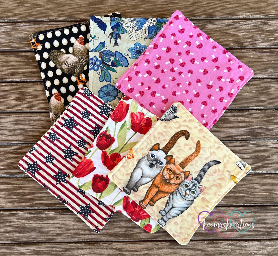 Jar Grippers Set of 2, Fabric Jar Gripper, Kitchen Jar Opener, Jar ...