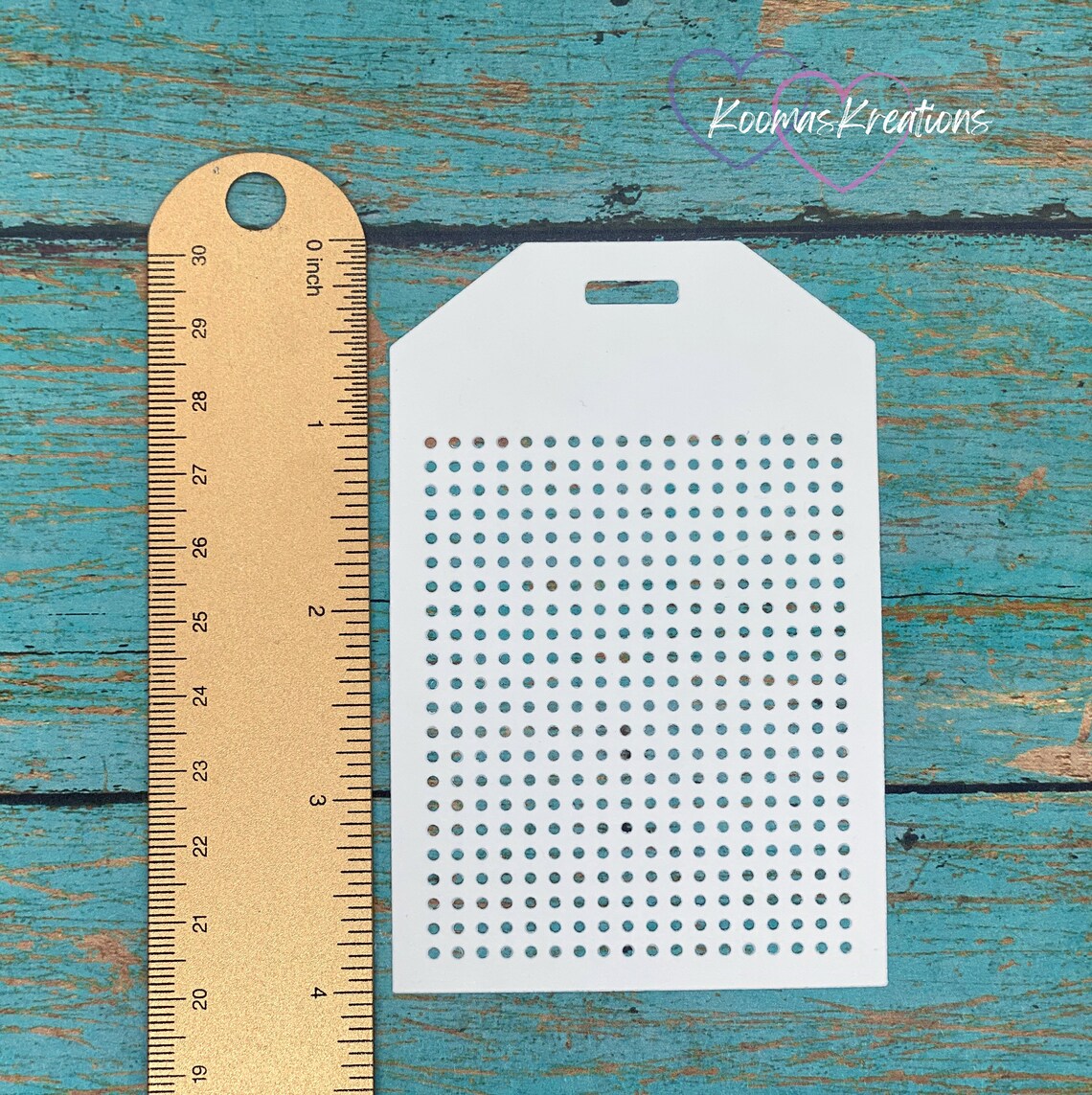WHITE 6 Pack Cross Stitch Tags, DIY Cross Stitch Tags, Cardstock Tags ...